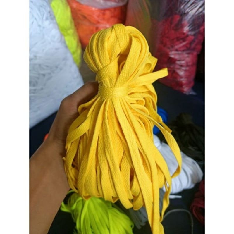 Jual Tali sepatu sneaker | tali sepatu pria wanita gepeng bulat ...