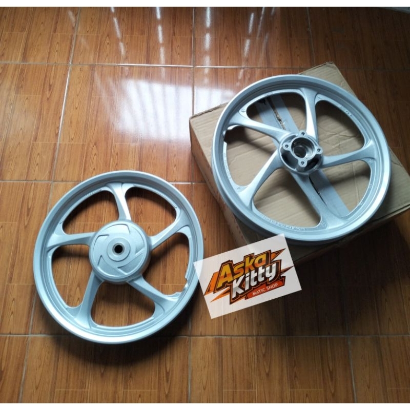 Jual Velg Nouvo elegance silver original | Shopee Indonesia