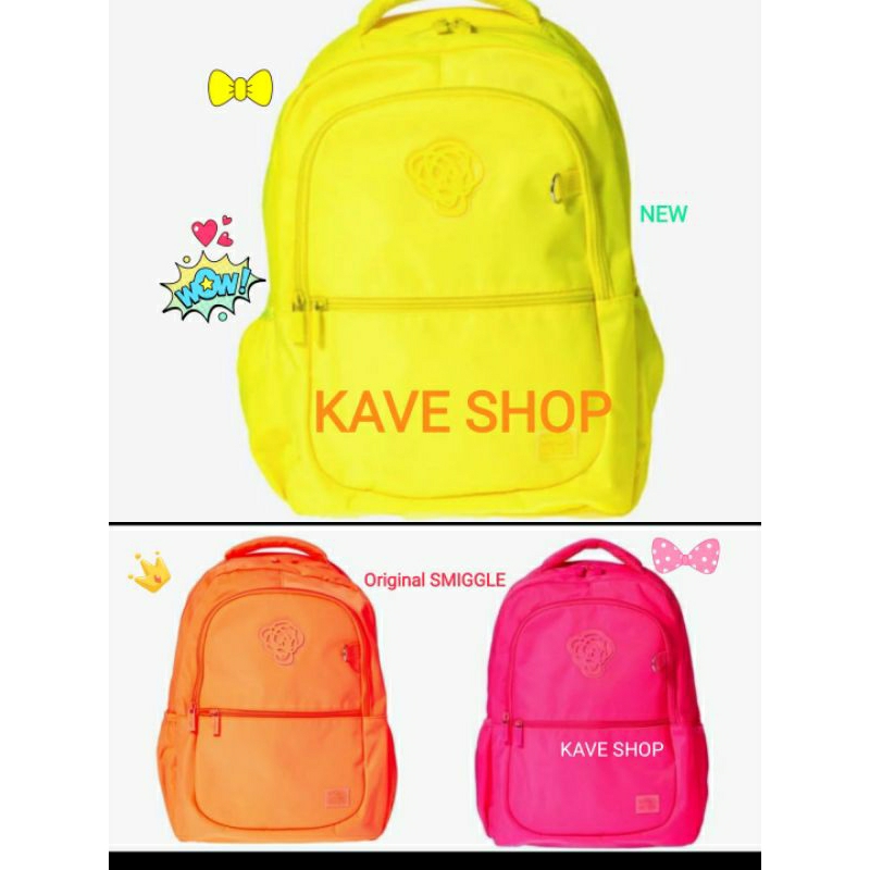 Jual SMIGGLE Backpack Classic Neon - Original SMIGGLE - NEW - BIG Size ...