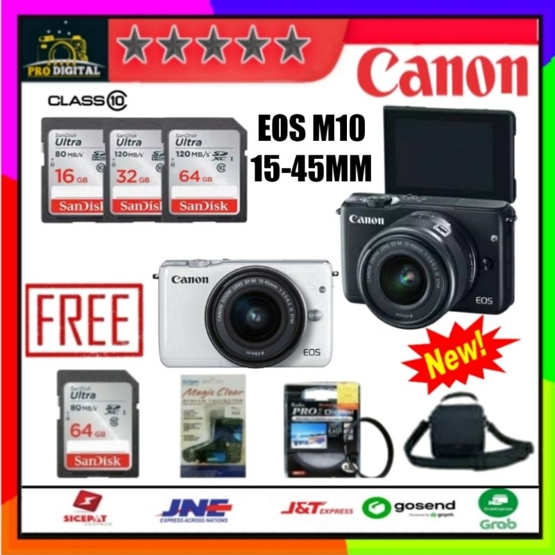 Jual Canon Eos M10 Kit 15-45mm WiFi - Kamera Mirrorless Canon Eos M10 Kit 15-45mm | Shopee Indonesia