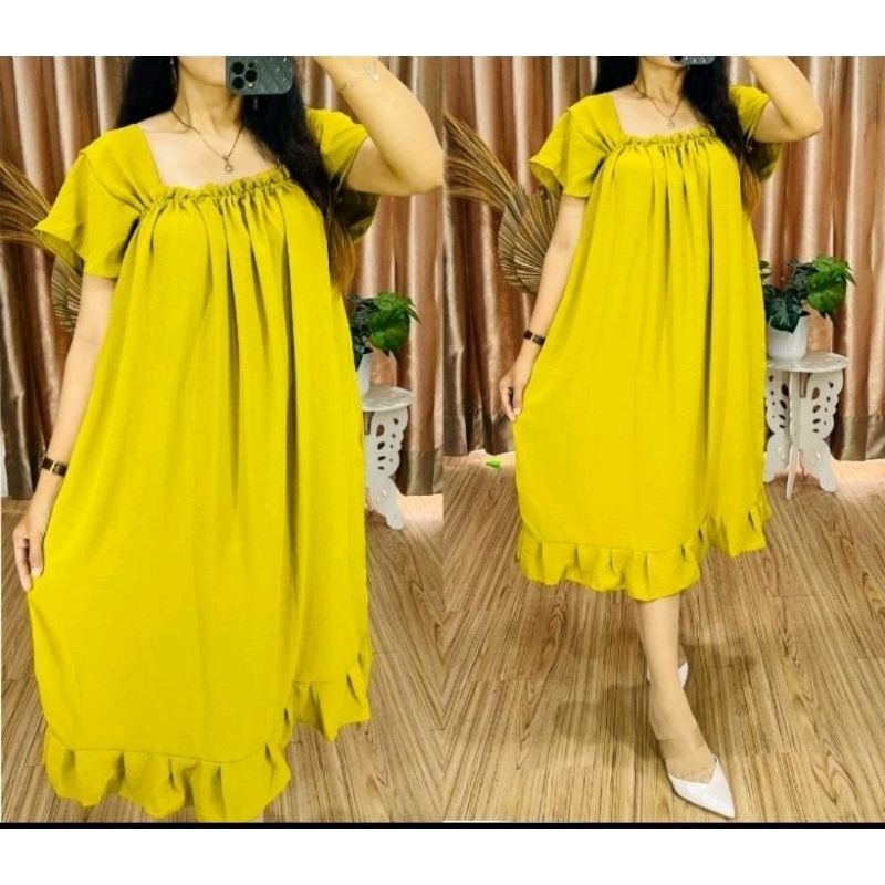 Jual Fuji Dress Daster Crinkle Airflow/ Daster Crinkle Airflow / Dress ...