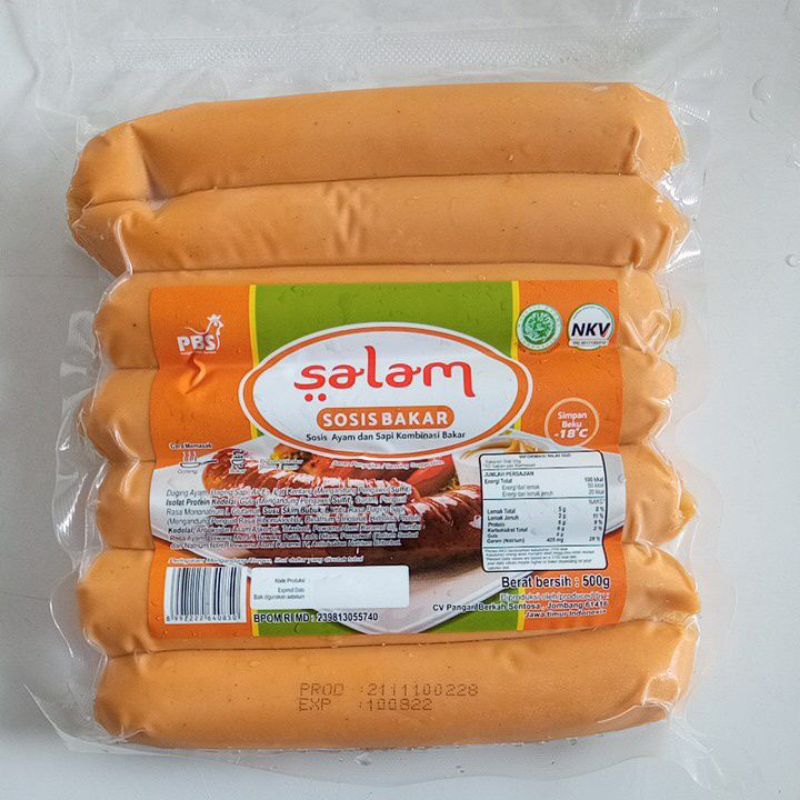 Jual Frozen Bandung Sosis Bakar Salam 500gr | Shopee Indonesia