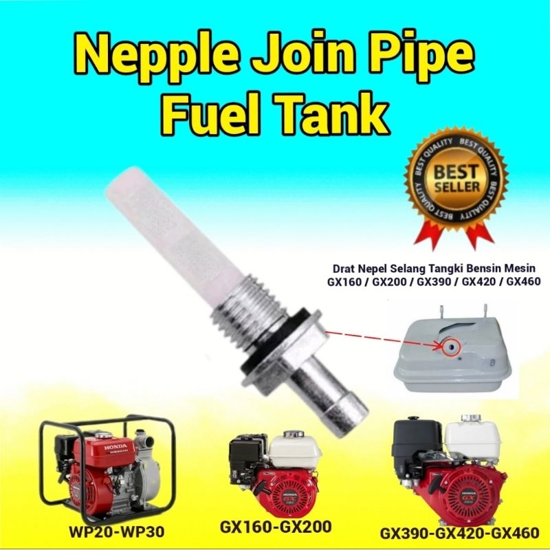 Jual Nepel drat selang minyak tangki bensin mesin penggerak alkon 5.5hp ...