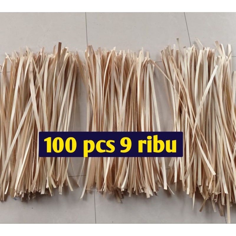 Jual Iratan Bambu 100 pcs iratan anyaman tali bawang dll serba guna ...