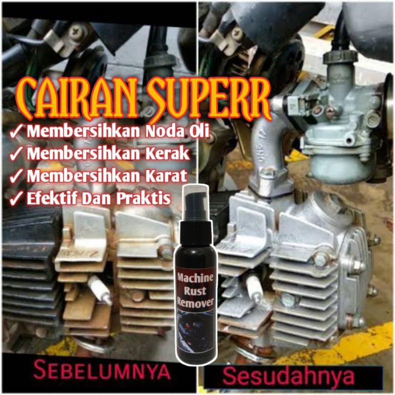 Jual Cairan Spray Machine Rust Remover Pembersih Penghilang Penghancur ...