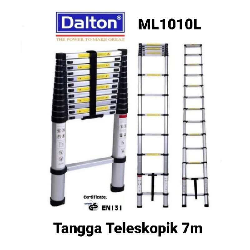 Jual TANGGA TELESKOPIK 7 METER / ALUMUNIUM SINGLE TELESCOPIC LADDER ...