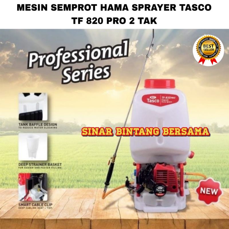 Jual MESIN SPRAYER SEMPROT HAMA TASCO 2 TAK TF 820 PRO KAPASITAS 20 LITER | Shopee Indonesia