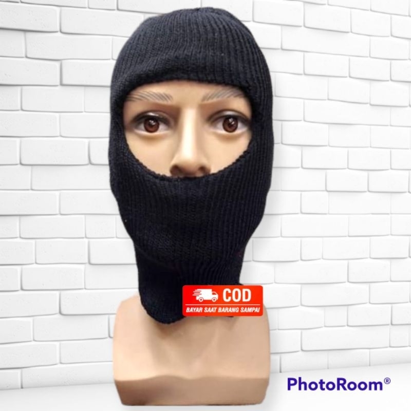 Jual Topi Sebo/Topi Ninja/Topi Kethu/Kupluk Lubang 3/Topi Topeng/Topi ...