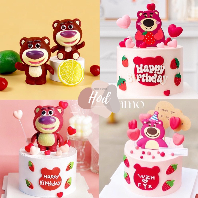 Jual Topper Lotso Bear Hiasan Kue Bentuk Beruang Lots o Hug Toy Story ...