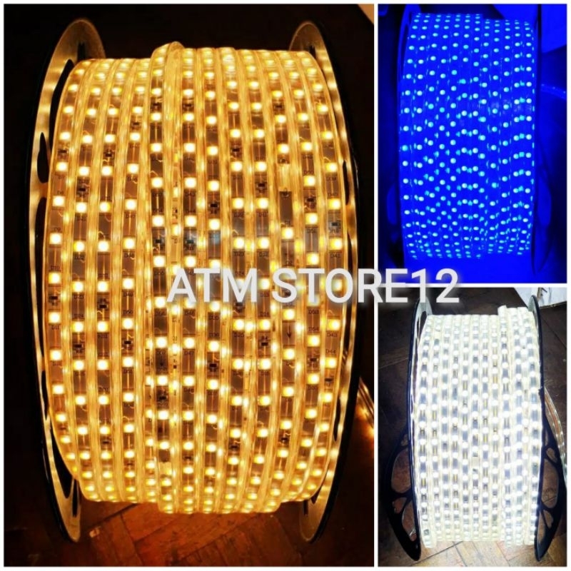 Jual Lampu LED STRIP SELANG PAKET 10M + socket waterproof / selang ...