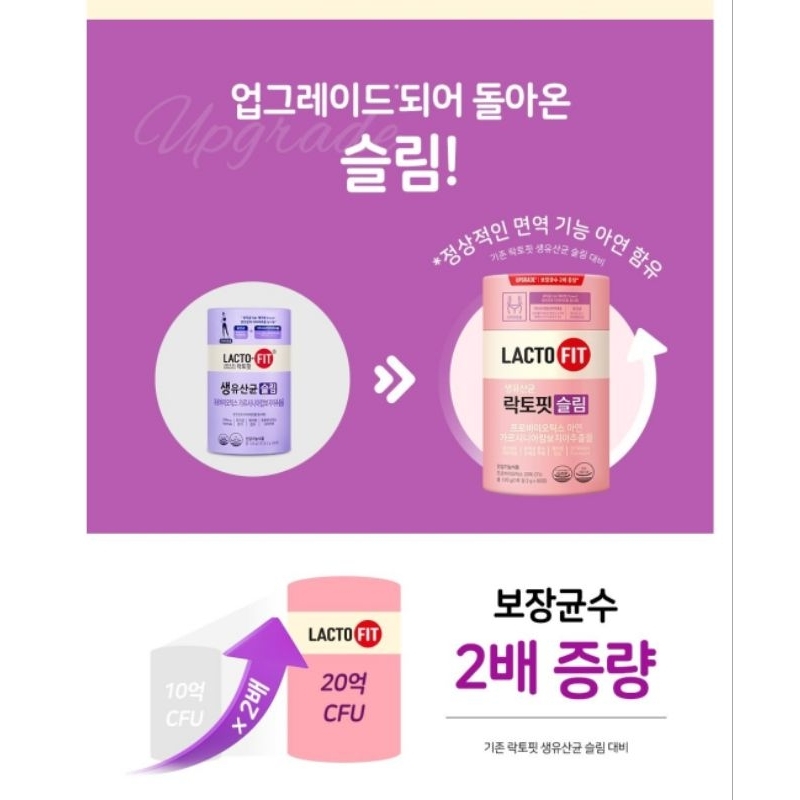 Jual Lactofit Slim New Upgrade Probiotik Korea | Shopee Indonesia