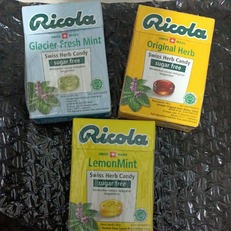 Jual Ricola Sugar Free /Permen Ricola 40g | Shopee Indonesia