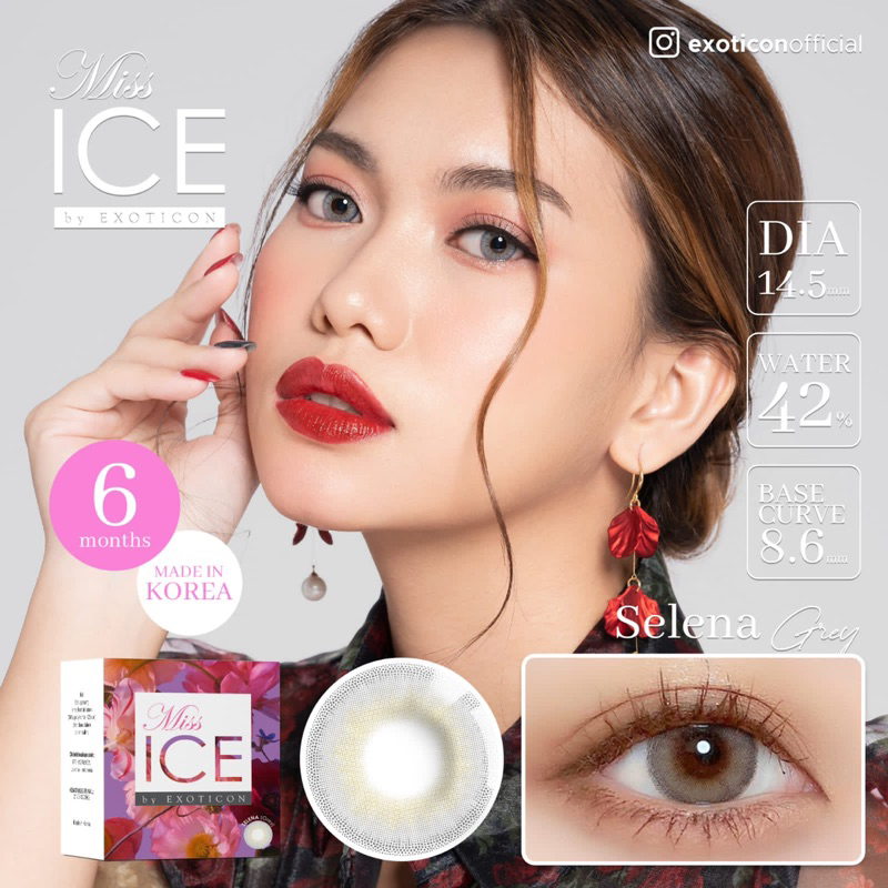 Jual Softlens X2 MISS ICE 14,5 MM Normal & Minus (-0,50 S/D -10,00) By ...