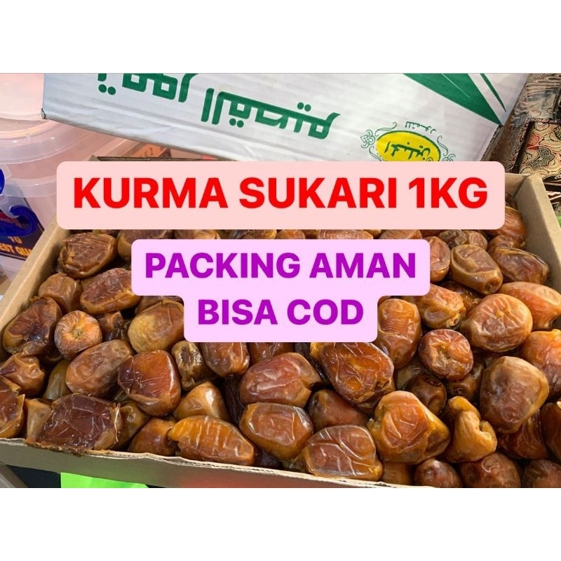 Jual [FRESH] Kurma Sukari 1 Kg | Kurma Sukari 3 Kg | Kurma Sukari Al ...