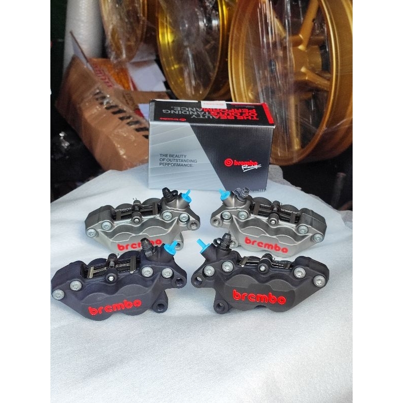 Jual SEPASANG KALIPER BREMBO 4P RED LOGO ORIGINAL ITALY KALIPER BREMBO 4P KANAN 4P KIRI | Shopee ...