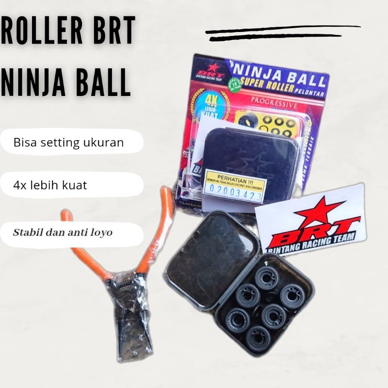 Jual Roller BRT NINJA BALL Honda Scoopy fi / Beat fi / Vario 110 fi ...
