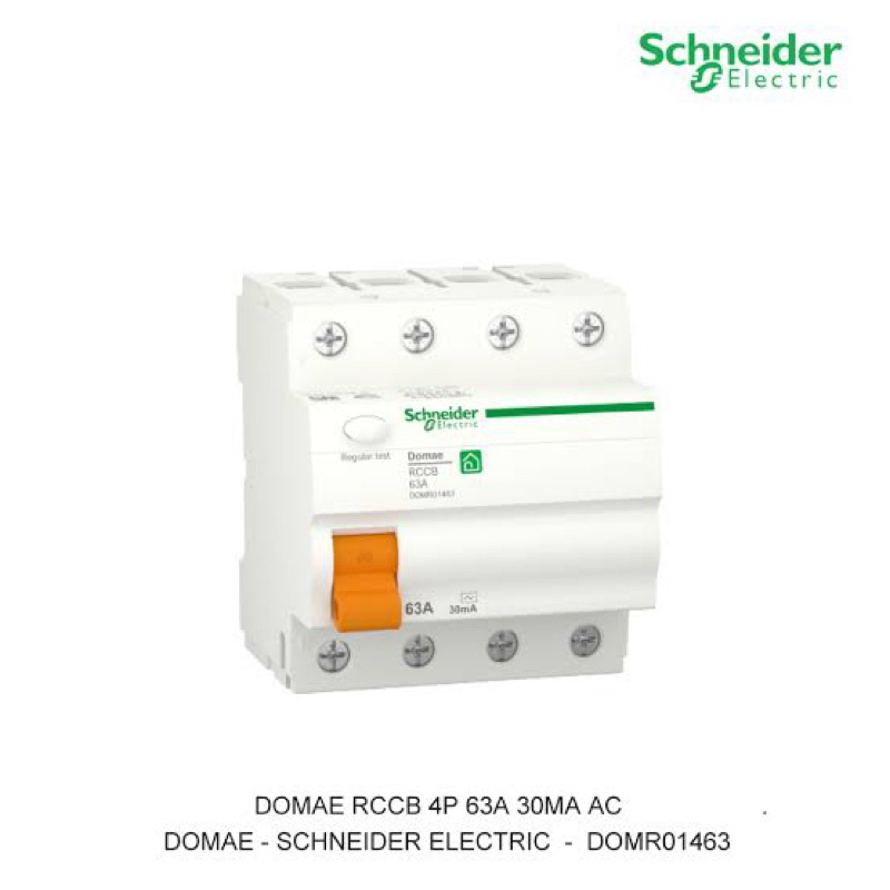 Jual ELCB/RCCB 63A 4Pole 30mA Domae Schneider | Shopee Indonesia