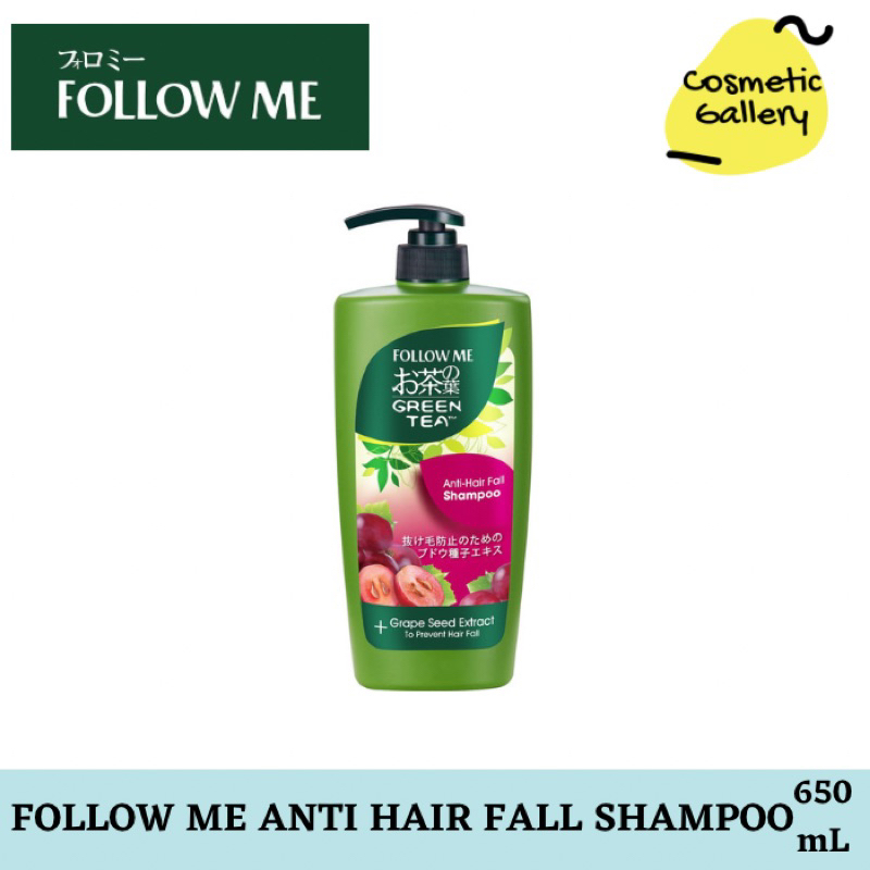 Jual Follow Me Green Tea Anti Hair Fall Shampoo 650ml | Shopee Indonesia