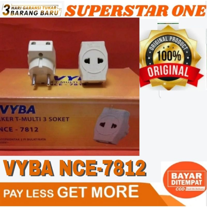 Jual Multi T-Steker 3 Soket Vyba Multi Steker Vyba 3 Soket Multi T ...