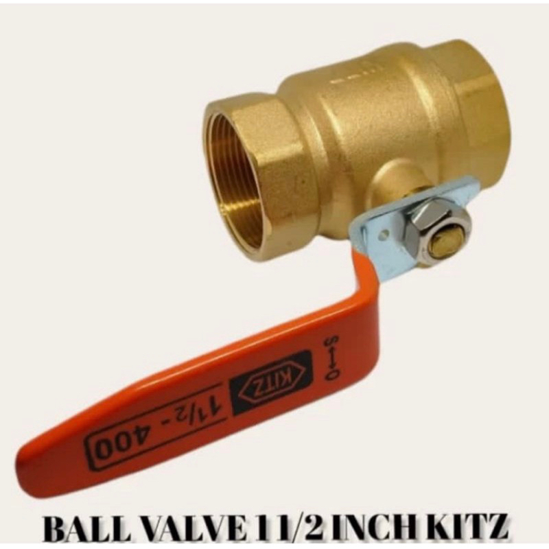 Jual BALL VALVE 1 1/2 INCH / STOP KRAN 1 1/2" KITZ HARGA CUCI GUDANG ...