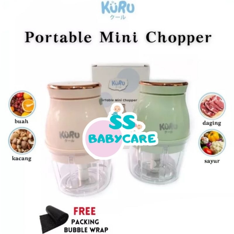 Jual Kuru Portable Mini Chopper MPASI - Blender Multifungsi Penggiling ...