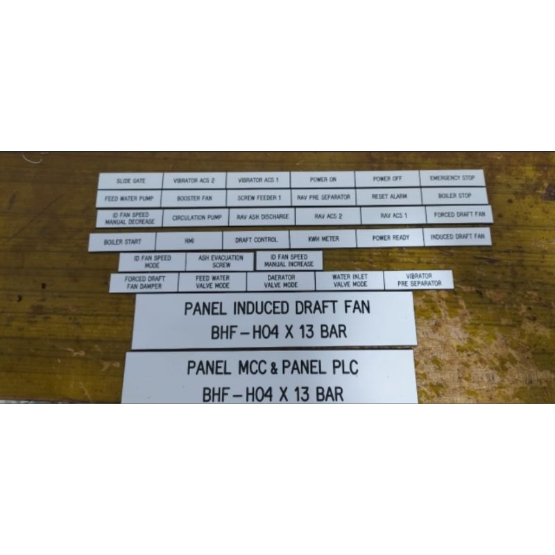 Jual Name plate/ label panel | Shopee Indonesia
