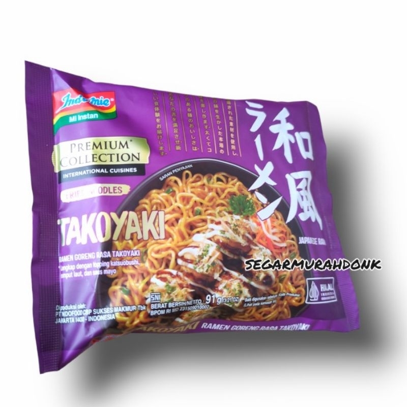 Jual Indomie Premium Japanese Ramen Goreng mi instan rasa Takoyaki ...