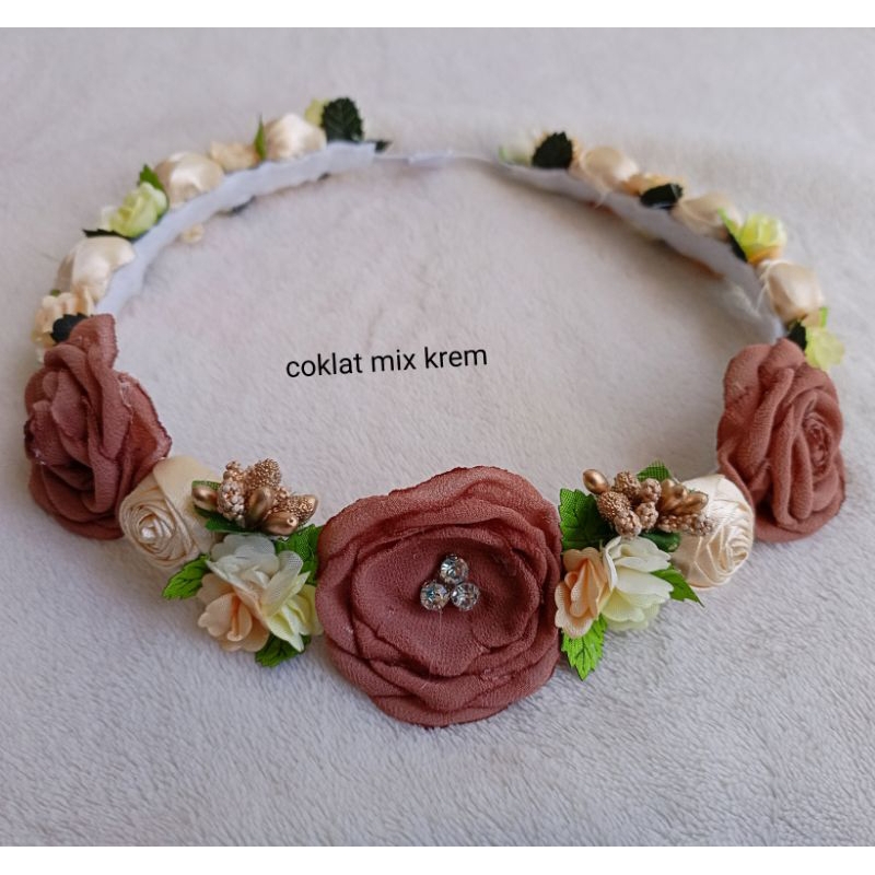 Jual Mahkota Bunga Flower Crown Bandana Anak - Nabila Flowercrown ...