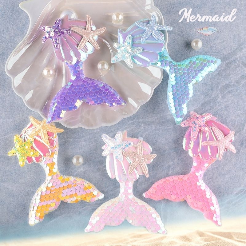 Jual Hiasan Cake Ekor Duyung,Kerang dan Bintang laut / Topper Ekor ...