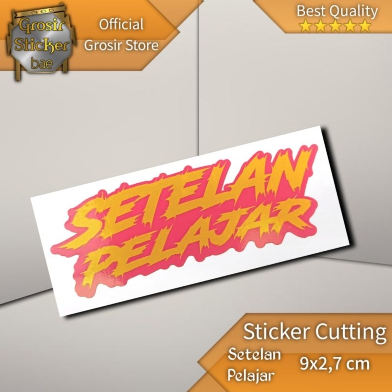 Jual Sticker setelan pelajar cutting sticker viral Harga grosir ...