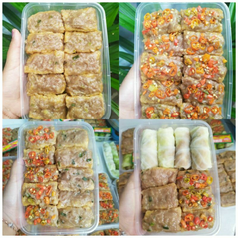 Jual Tahu Bakso Frozen Tahu Baso Mercon Taxo Pedas 1 pack isi 10pcs ...