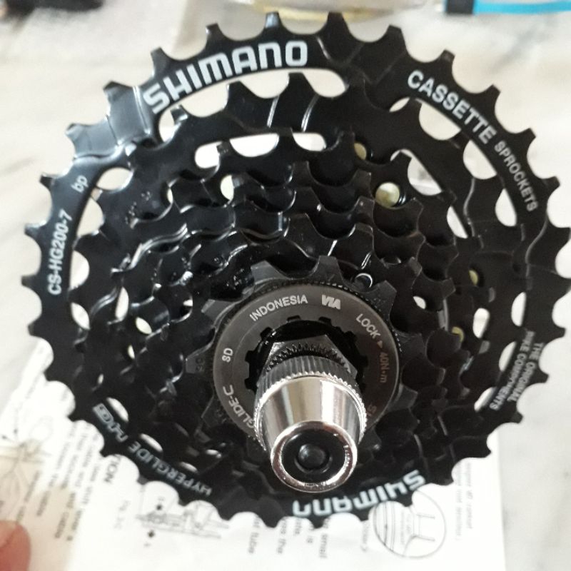 Jual Sprocket Shimano 7 Speed 11-32T dan 13-34T buat Sepeda Vintage ...