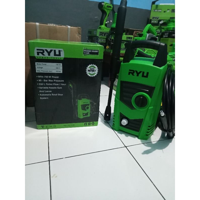 Jual Mesin steam cuci mobil motor jet cleaner tekiro Ryu rpw 70-1 70 ...
