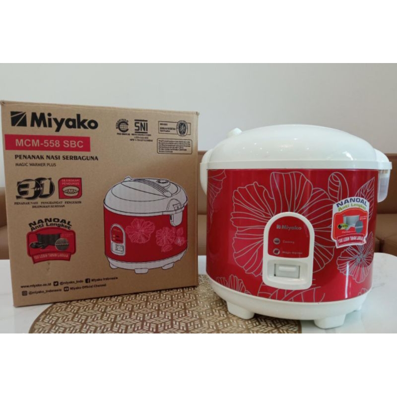 Jual Rice Cooker Miyako MCM 558 SBC 2 liter | Shopee Indonesia