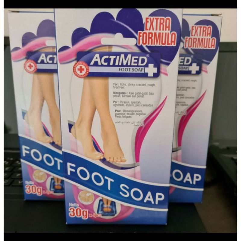 Jual Actimed Foot Soap Isi 4 Pcs ( 1 Box) | Shopee Indonesia