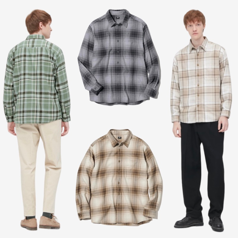 Jual Kemeja Flanel UNIQLO ORIGINAL | Shopee Indonesia