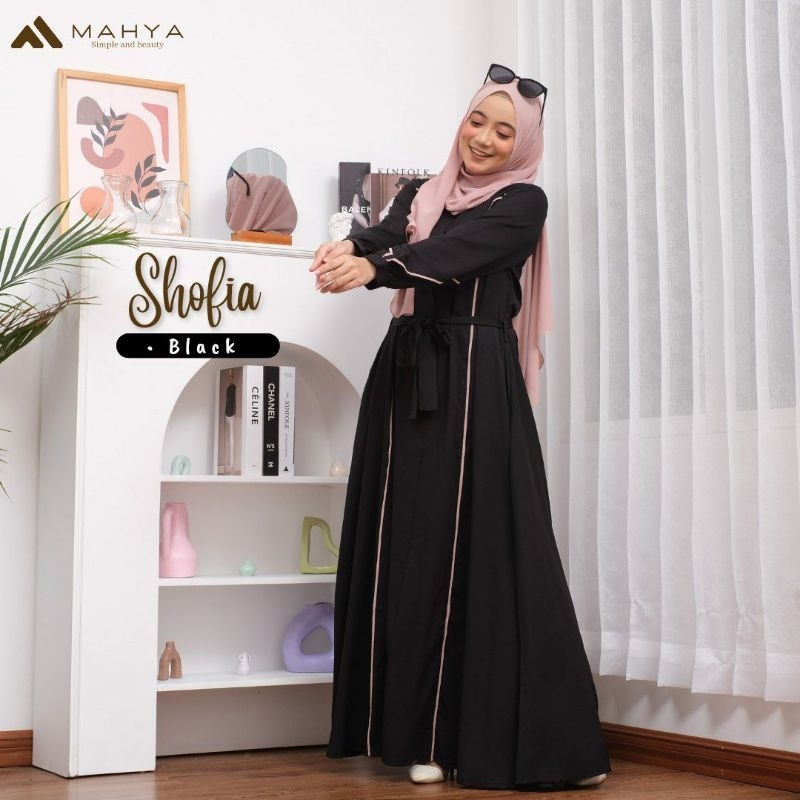 Jual GAMIS SYARI SET HIJAB TERBARU GAMIS SHOFIA BY MAHYA MUSLIMAH ...