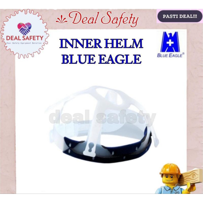 Jual Inner Helm Safety Proyek / Inner Helm Blue Eagle | Shopee Indonesia