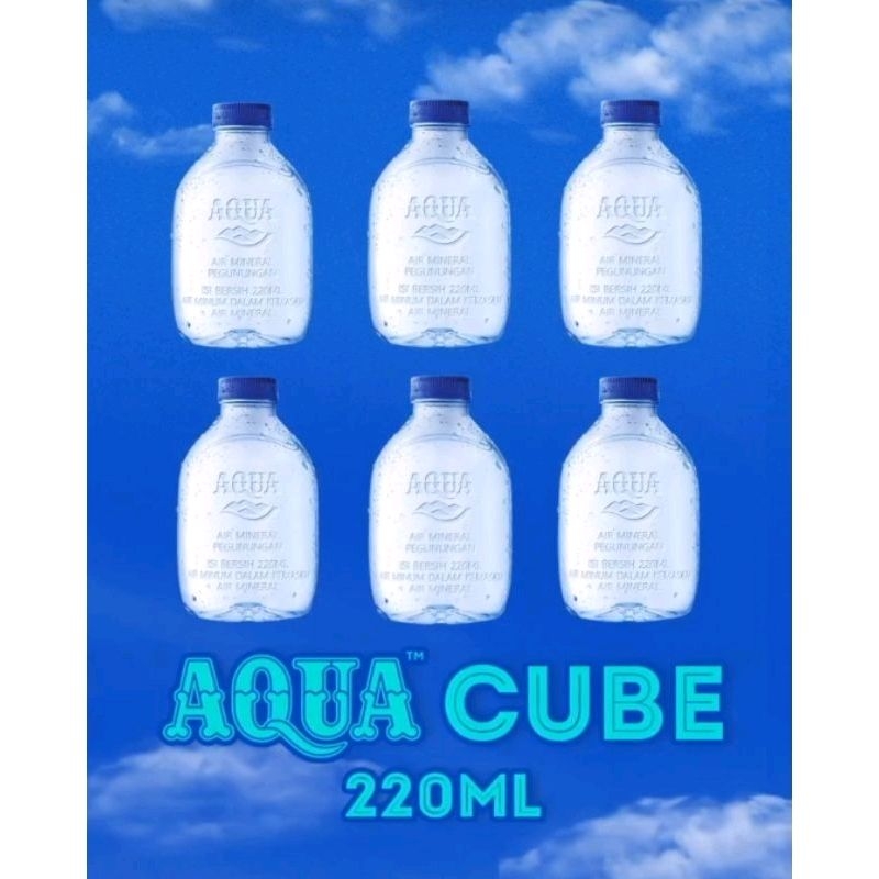 Jual Aqua Cube 220 Ml | Shopee Indonesia