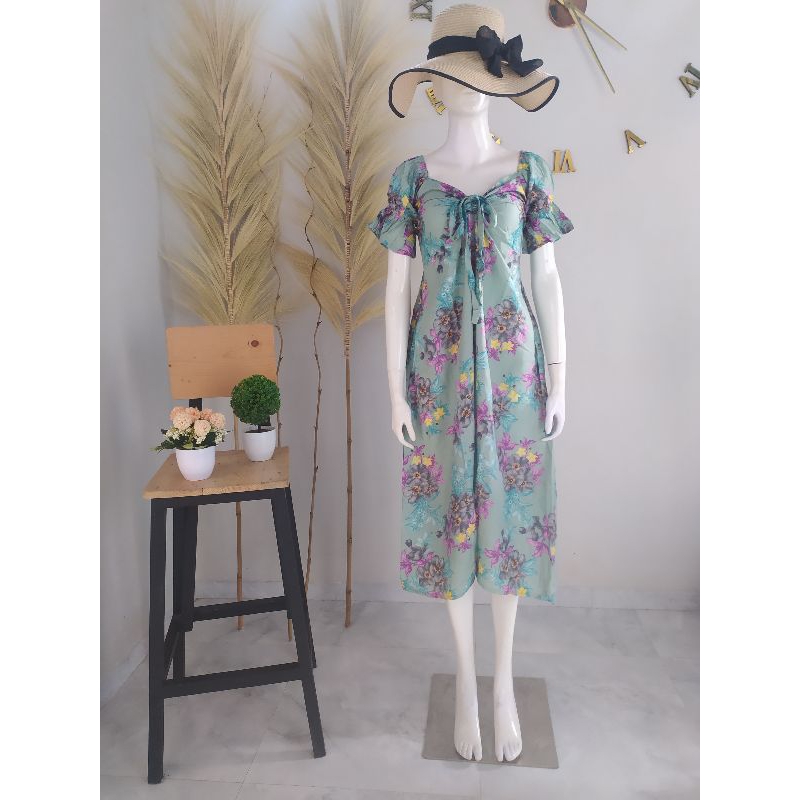 Jual Home dress sabrina 2 tampilan Sage | Shopee Indonesia