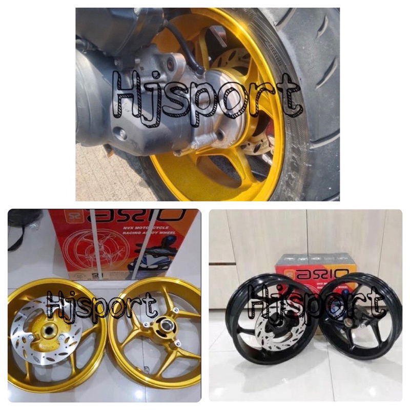 Jual VELG AXIO Aerox 155 NVX Double fungsi Disc & Tromol | Shopee Indonesia