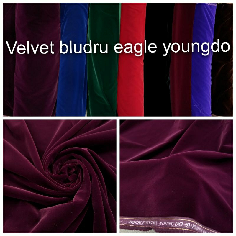 Jual bludru eagle/bludru velvet/velvet bludru youngdo/velvet bludru ...