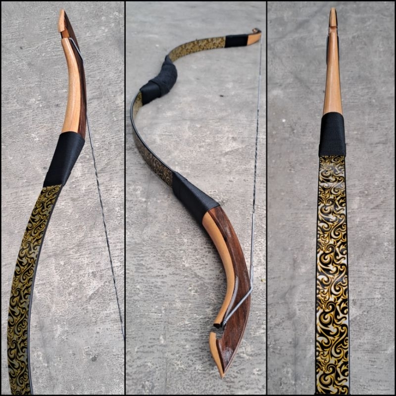 Jual Busur Panah Horsebow Horse Bow Siyah Laminasi Sonokeling Model ...