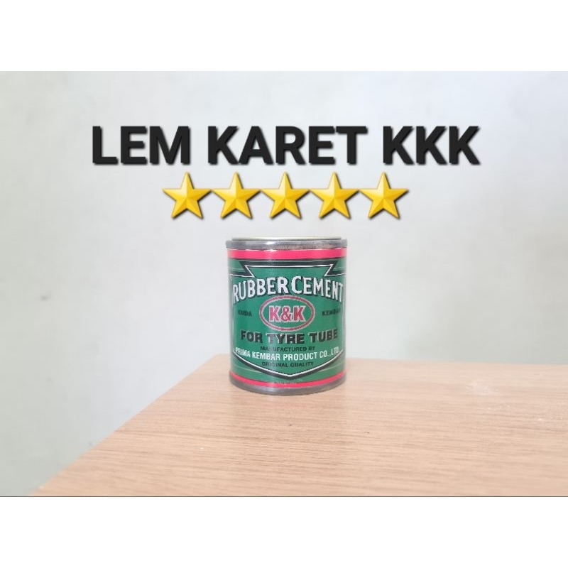 Jual KKK RUBBER CEMENT LEM KARET PEREKAT BET TENIS MEJA LEM TAMBAL BAN ...