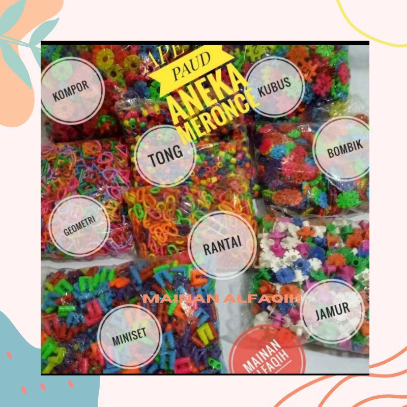 Jual Mainan Edukatif Meronce /Mainan Merangkai /Mainan Montessori Anak ...