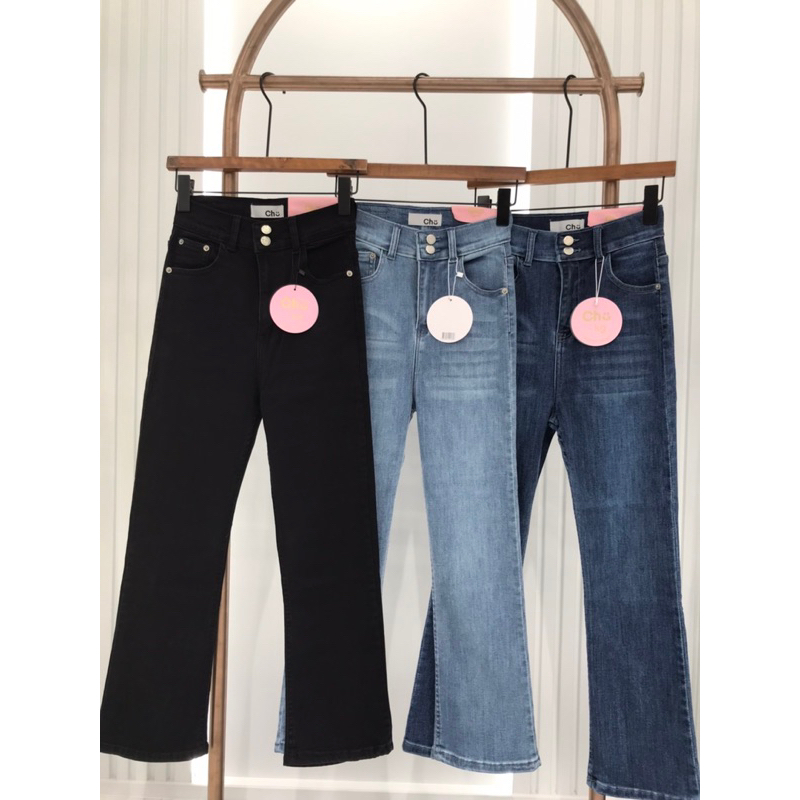 Jual CHU JEANS CUTTING LURUS BUTTON 2 Premium | Shopee Indonesia