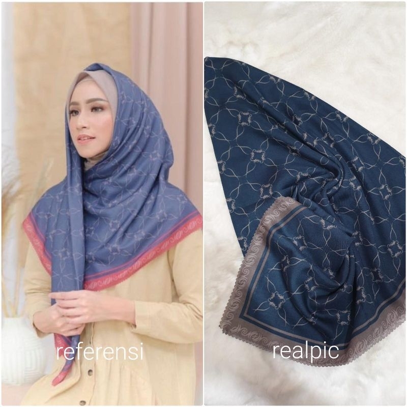 Jual (PART8)SEGIEMPAT DEENAY KW VOAL PREMIUM LASER CUT/by kayla scarf ...