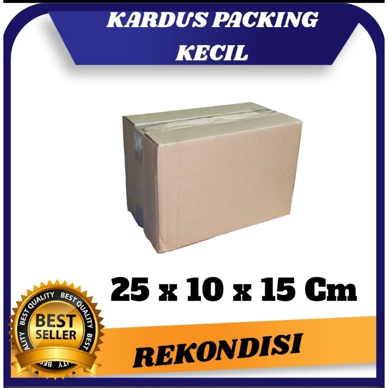 Jual KARDUS PACKING/KARTON/BOX UKURAN 25 x 10 x 15 Cm | Shopee Indonesia