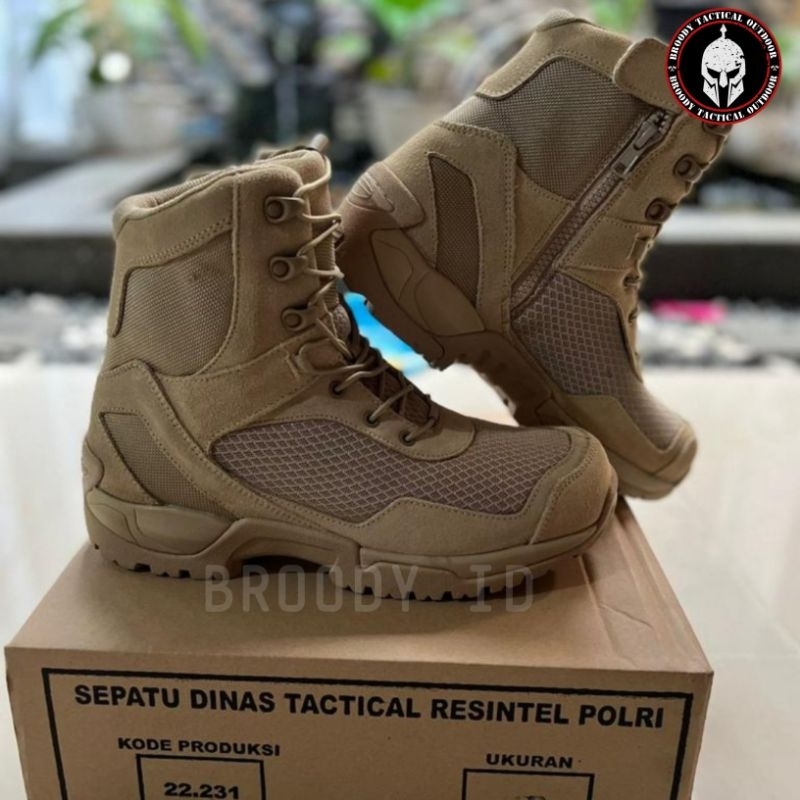 Jual Sepatu PDL Jatah Resintel Polri / Sepatu PDL Tactical Gurun ...