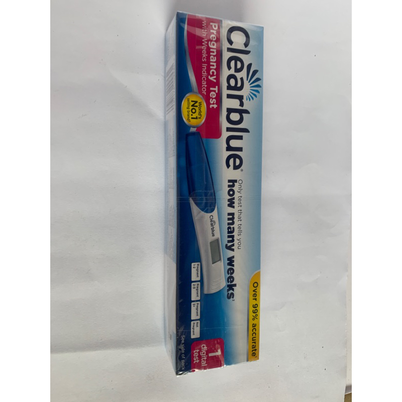 Jual ClearBlue Pregnancy Digital Test With Weeks Indicator | Shopee ...